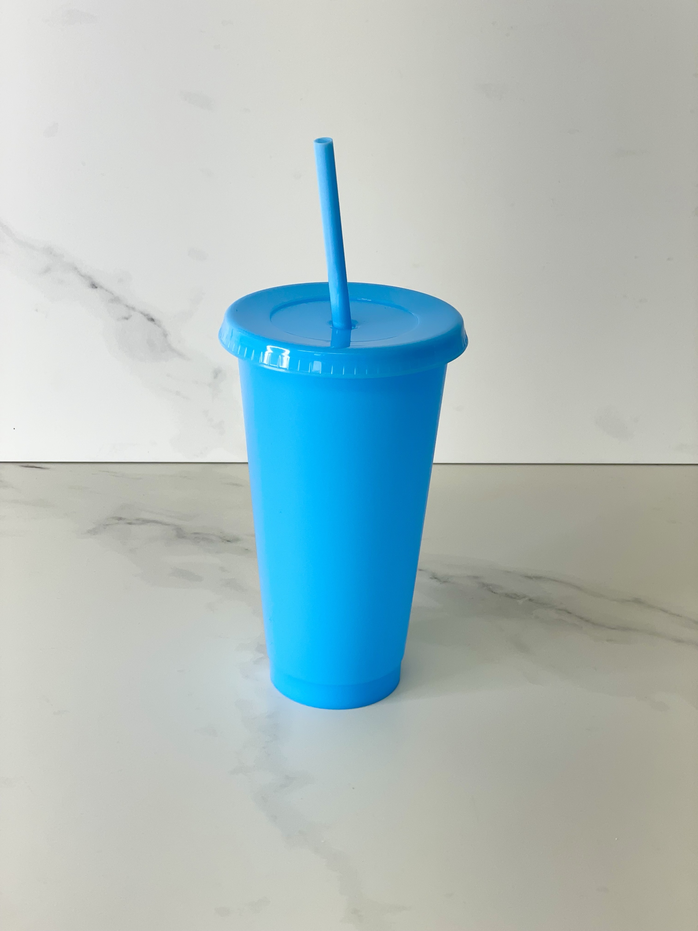Bright blue cold cup 24oz - ZMDesigns
