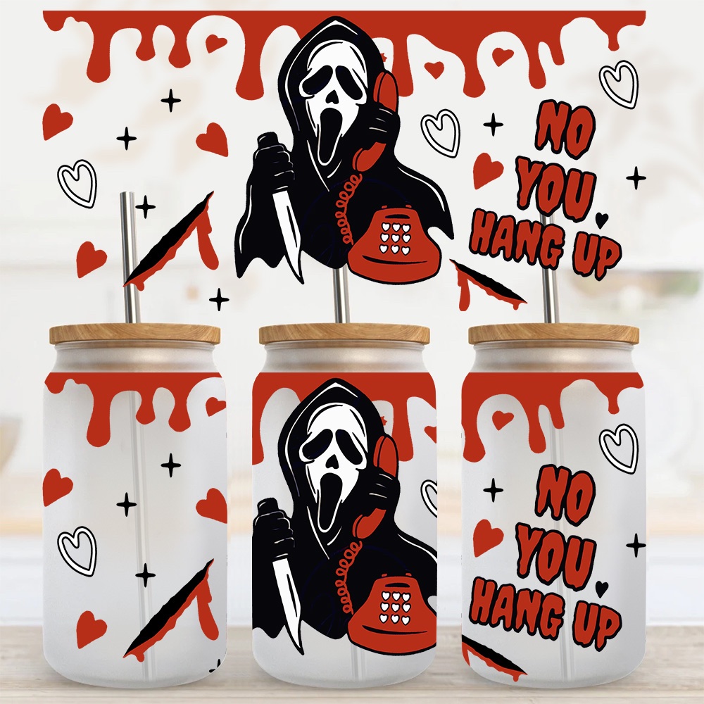 #48 UV DTF transfer wrap 16oz Scream - ZMDesigns