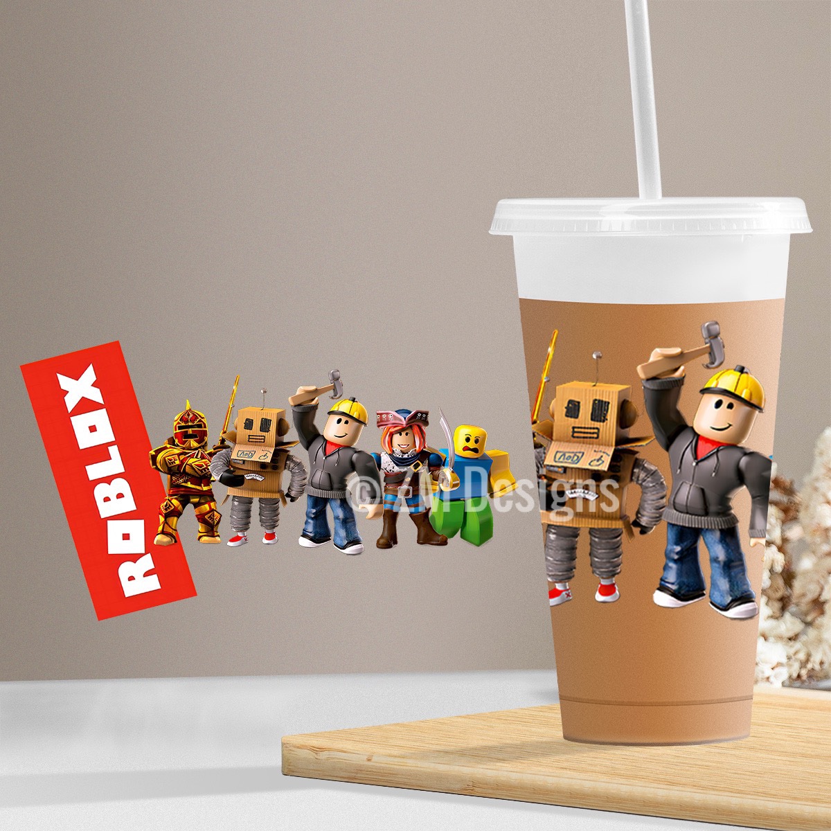 #39 UV DTF transfer wrap 24oz Roblox - ZMDesigns