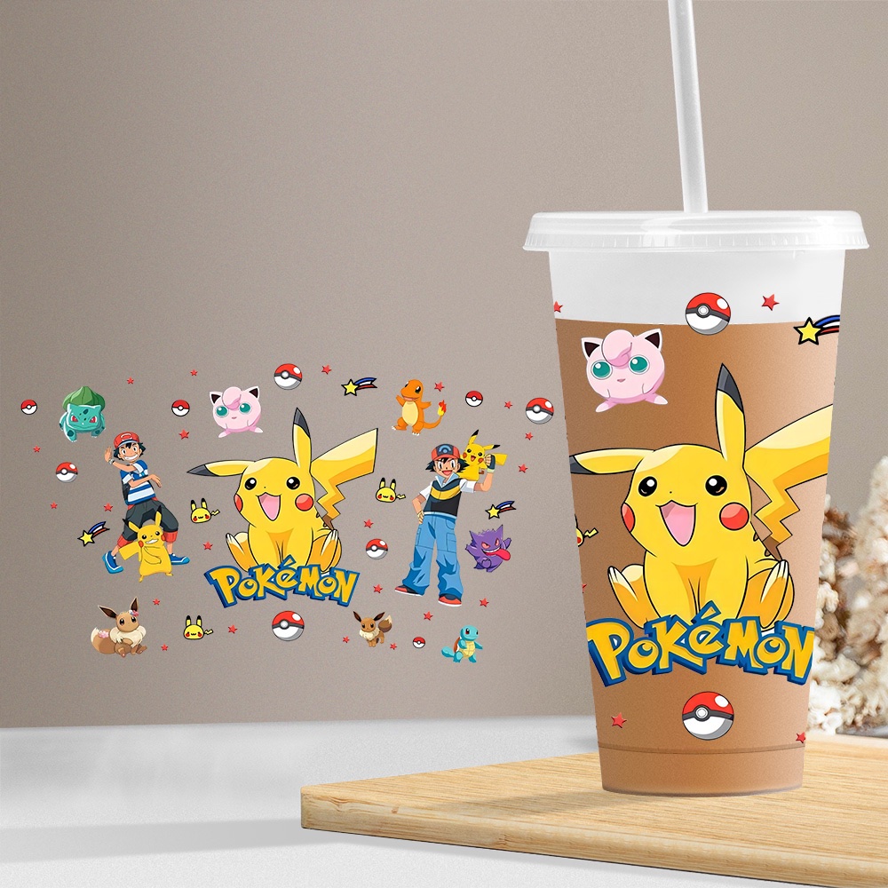 #66 UV DTF transfer wrap 24oz Pokémon (due 12th June) - ZMDesigns