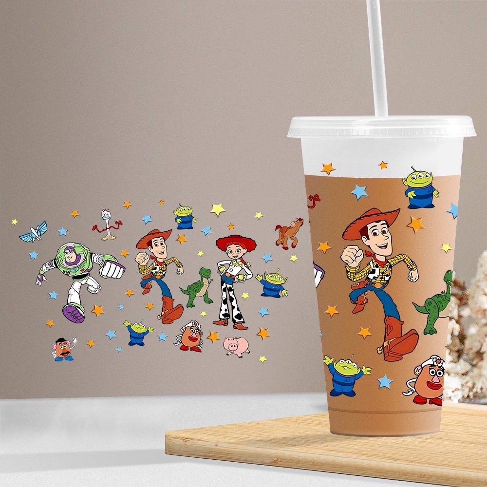 #67 UV DTF transfer wrap 24oz Toy Story - ZMDesigns