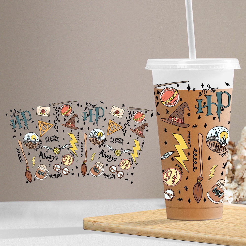 #73 UV DTF transfer wrap 24oz Harry Potter - ZMDesigns