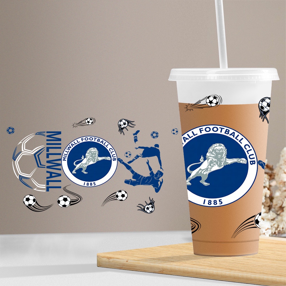 #117 UV DTF transfer wrap 24oz Millwall- - ZMDesigns