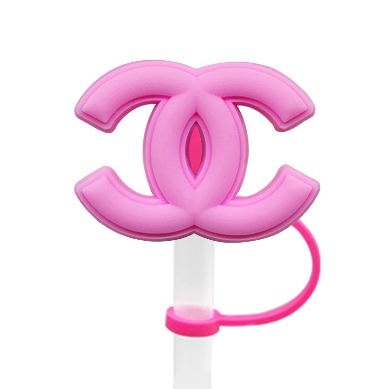 Coco Chanel pink straw topper - ZMDesigns