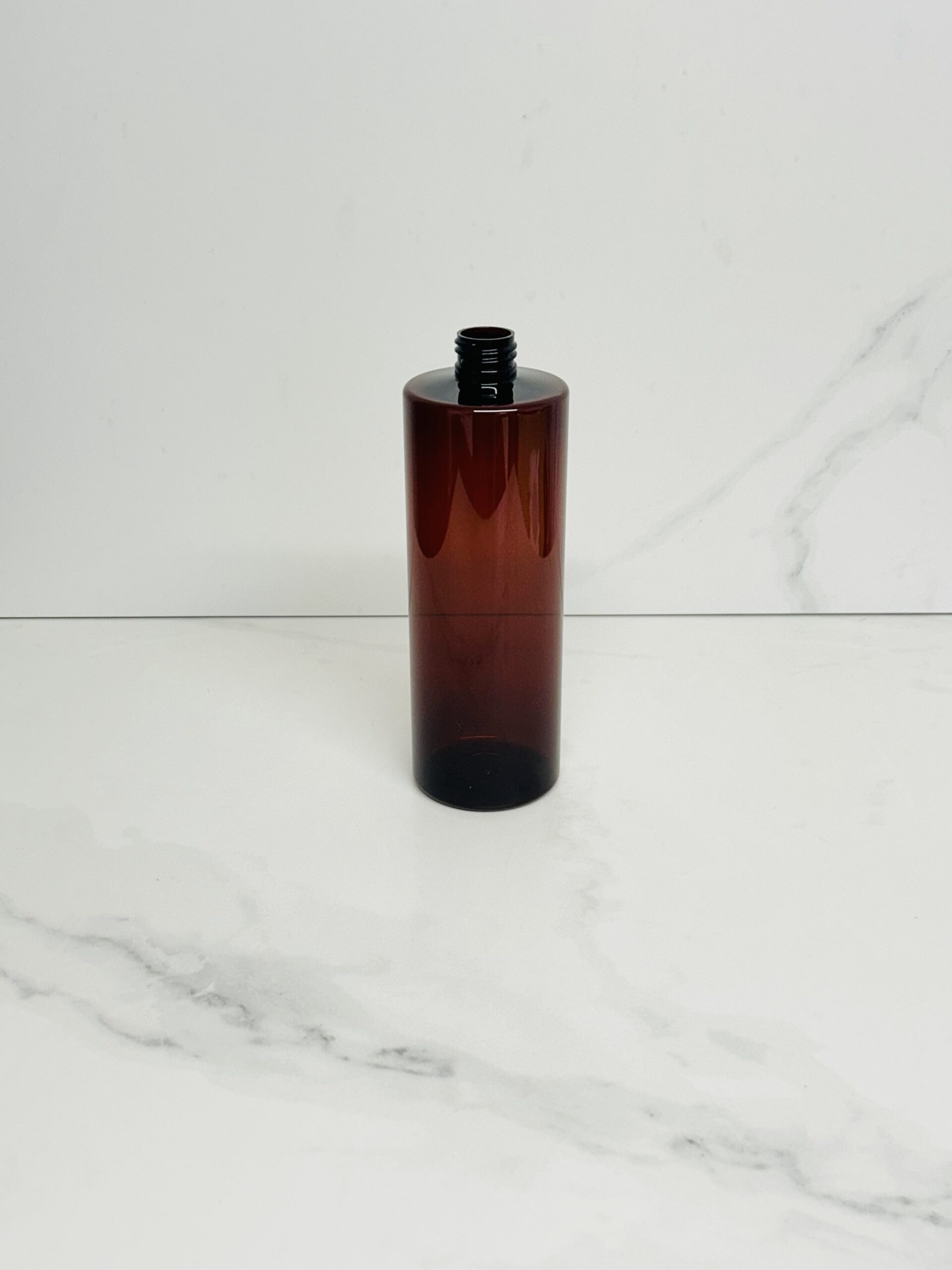 Amber 500ml tubular shaped bottles – pump/lid not included - ZMDesigns