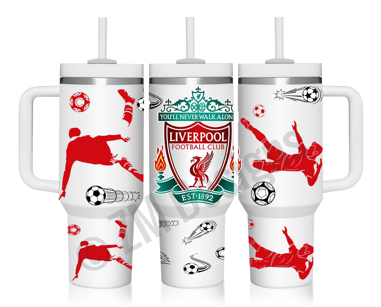 #19 Quencher 40oz UV DTF Liverpool - ZMDesigns