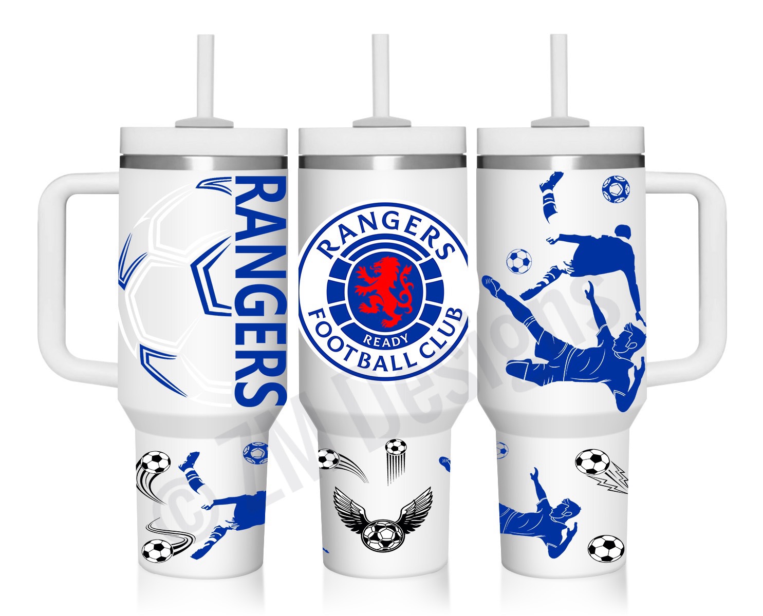 #22 Quencher 40oz UV DTF Rangers - ZMDesigns