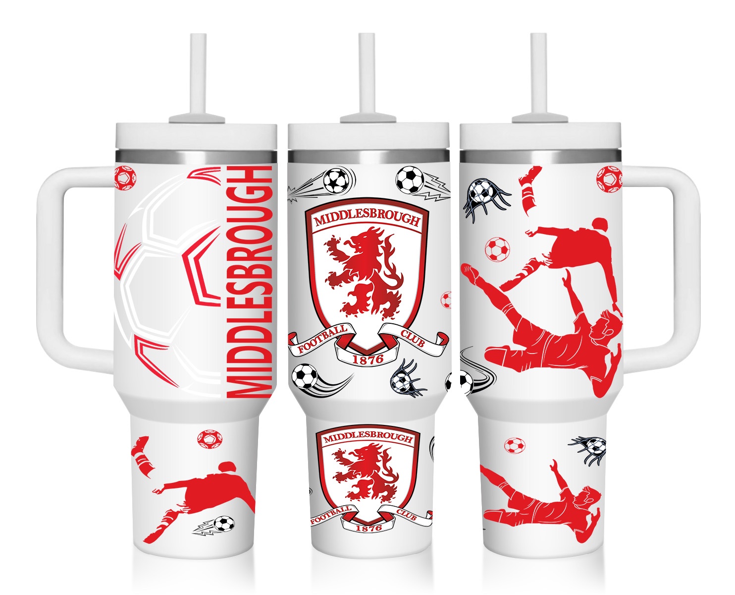 #20 Quencher 40oz UV DTF Middlesbrough - ZMDesigns