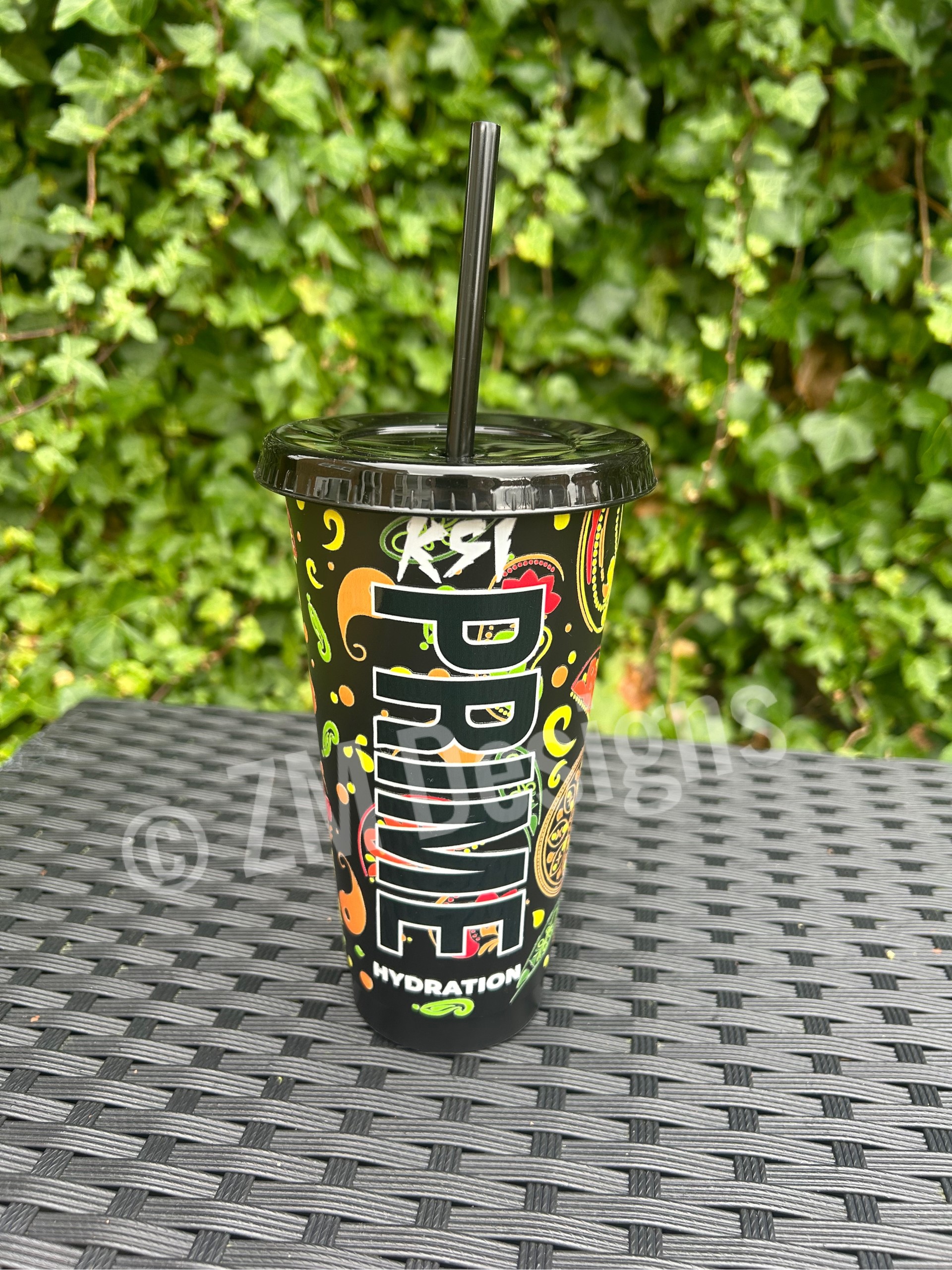 Prime KSI 24oz cold cup UV DTF wrap - ZMDesigns
