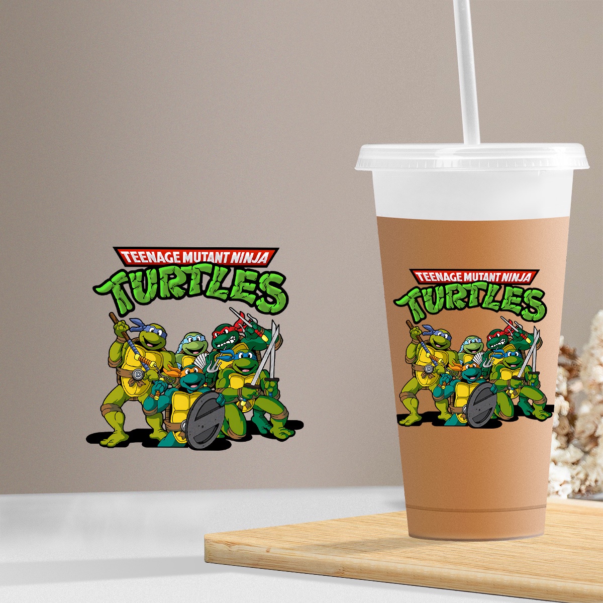Turtles uv dtf image - ZMDesigns