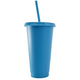 Peacock blue cold cup 24oz - ZMDesigns