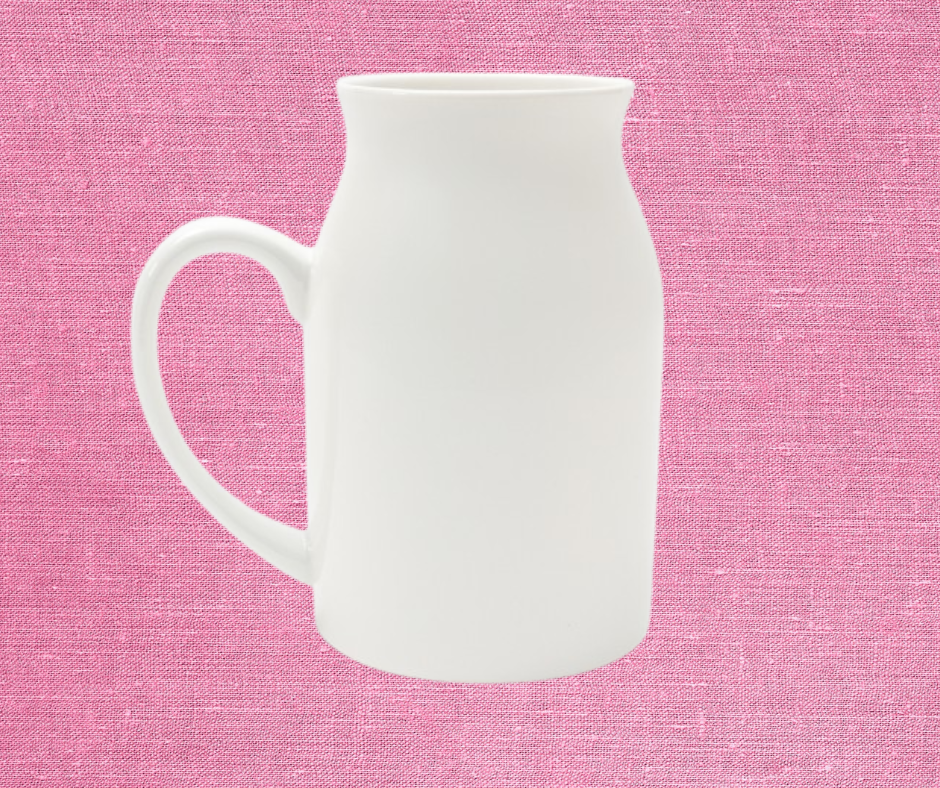 450ml white sublimation jug - ZMDesigns