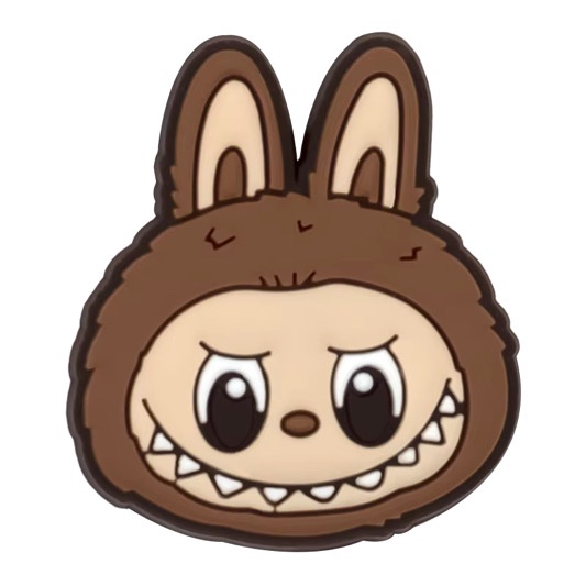 Labubu brown straw topper - ZMDesigns