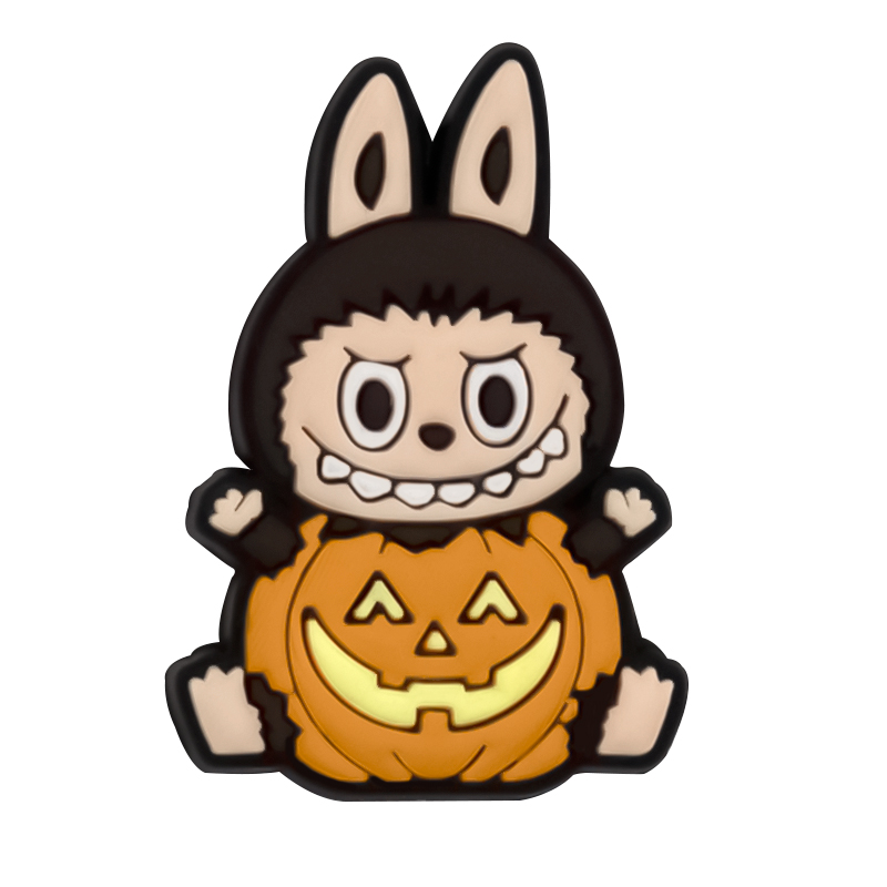 Labubu Halloween pumpkin straw topper - ZMDesigns